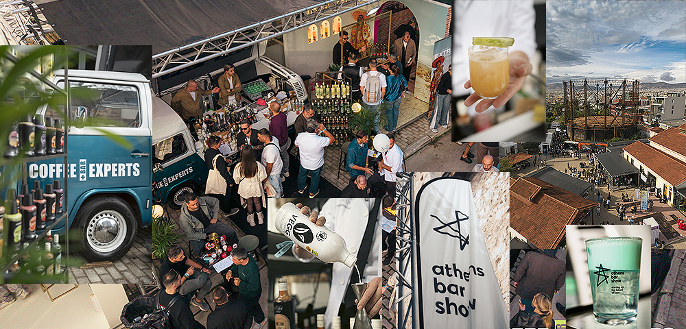 A dynamic showcase of Polot 1882 products at the Athens Bar Show 2025 ...